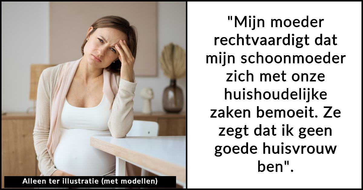 Echtgenoot Verwijt Zwangere Echtgenote Dat Geen Goede Huisvrouw Is En