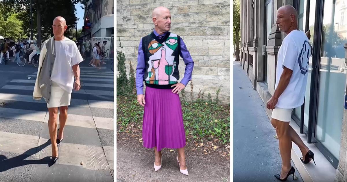 Straight Married Dad Admits He Loves Wearing A Skirt And Heels Because Clothes Have No Gender