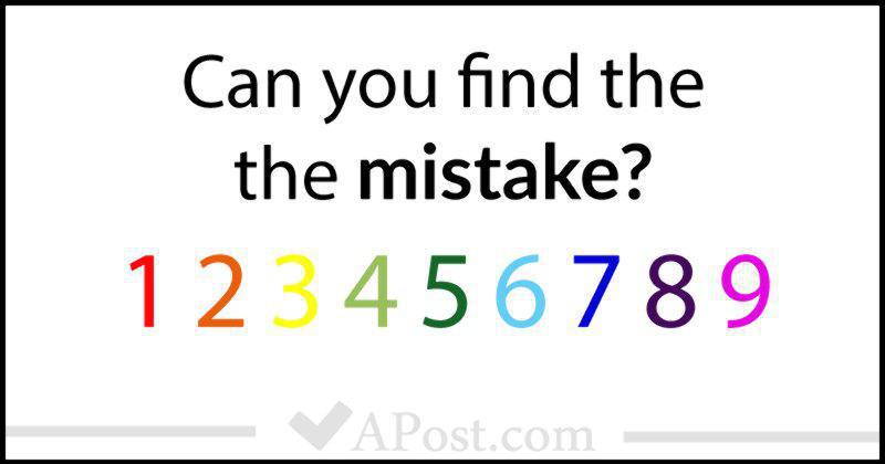 Can You Find The Mistake 